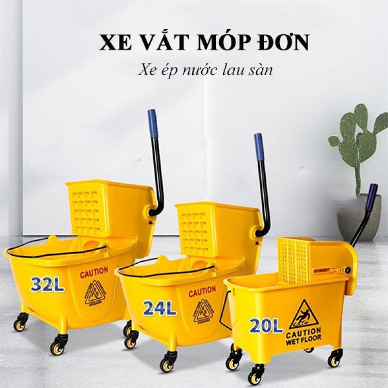 20+ mẫu xe vắt móp đơn, đôi (xe vắt nước lau sàn) giá rẻ