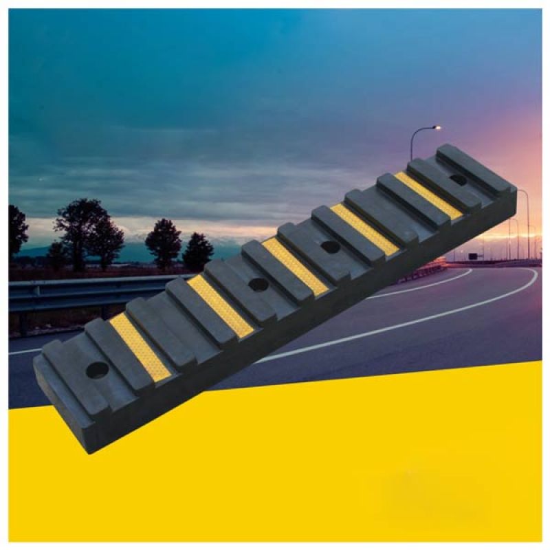 Thanh đệm cao su chống va chạm tường phản quang giá tốt