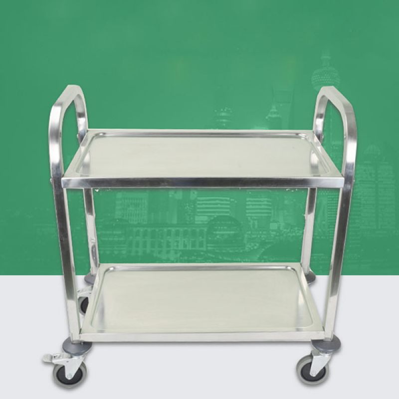 Xe đẩy inox 2 tầng - Cam kết giá rẻ, giao hàng Toàn Quốc