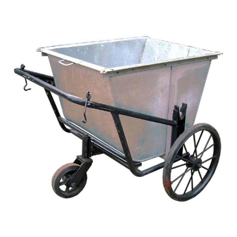 Xe thu gom rác 3 bánh chất liệu tôn, inox, nhựa...Giá rẻ